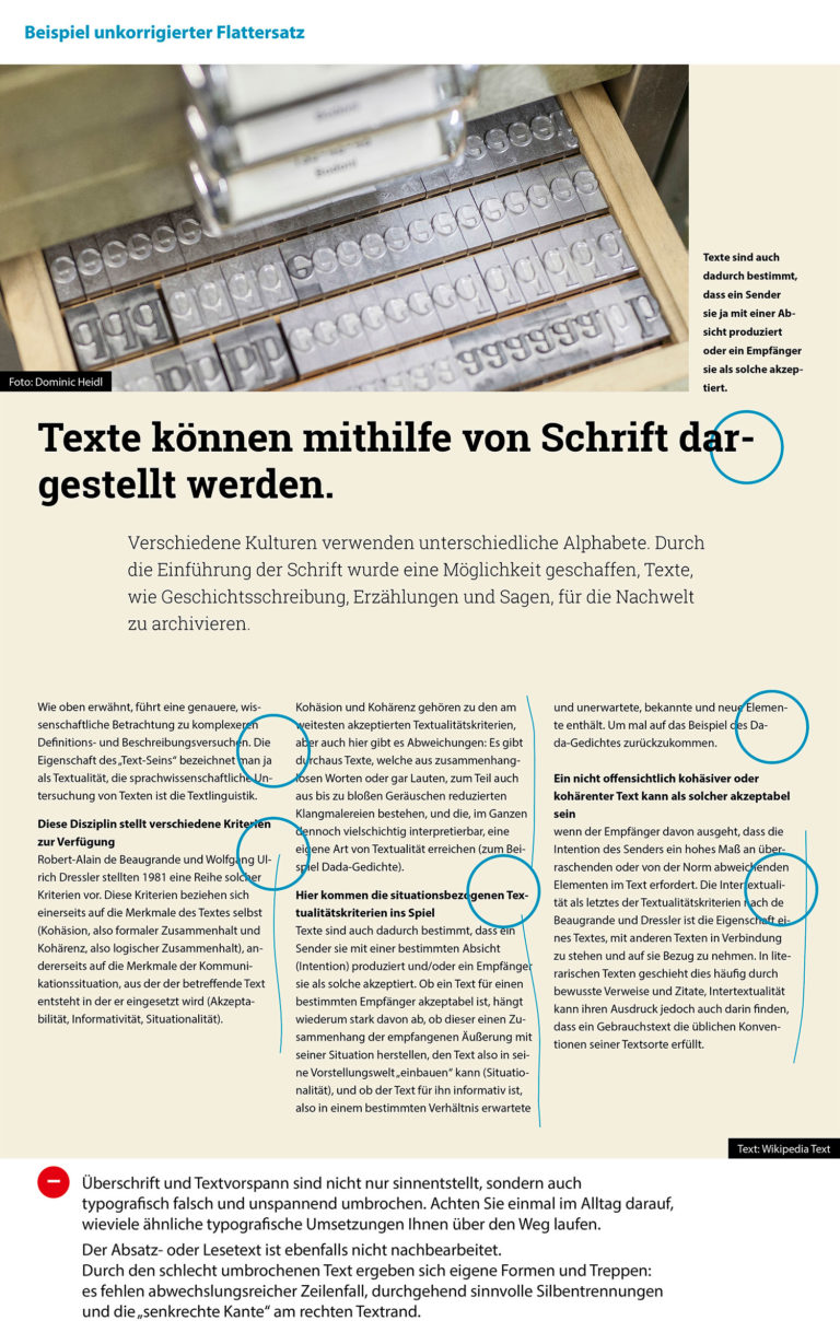 Typografie: Flattersatz soll flattern … – TypeSCHOOL: Workshops zu ...