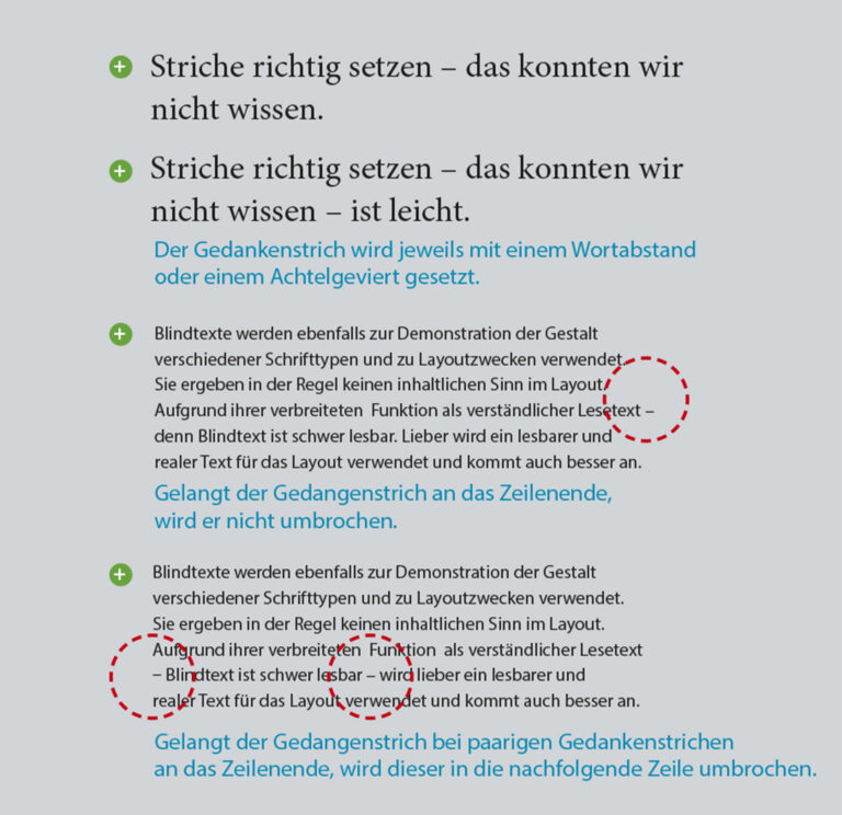 Auf den Strich gekommen: Typografische Striche richtig setzen ...