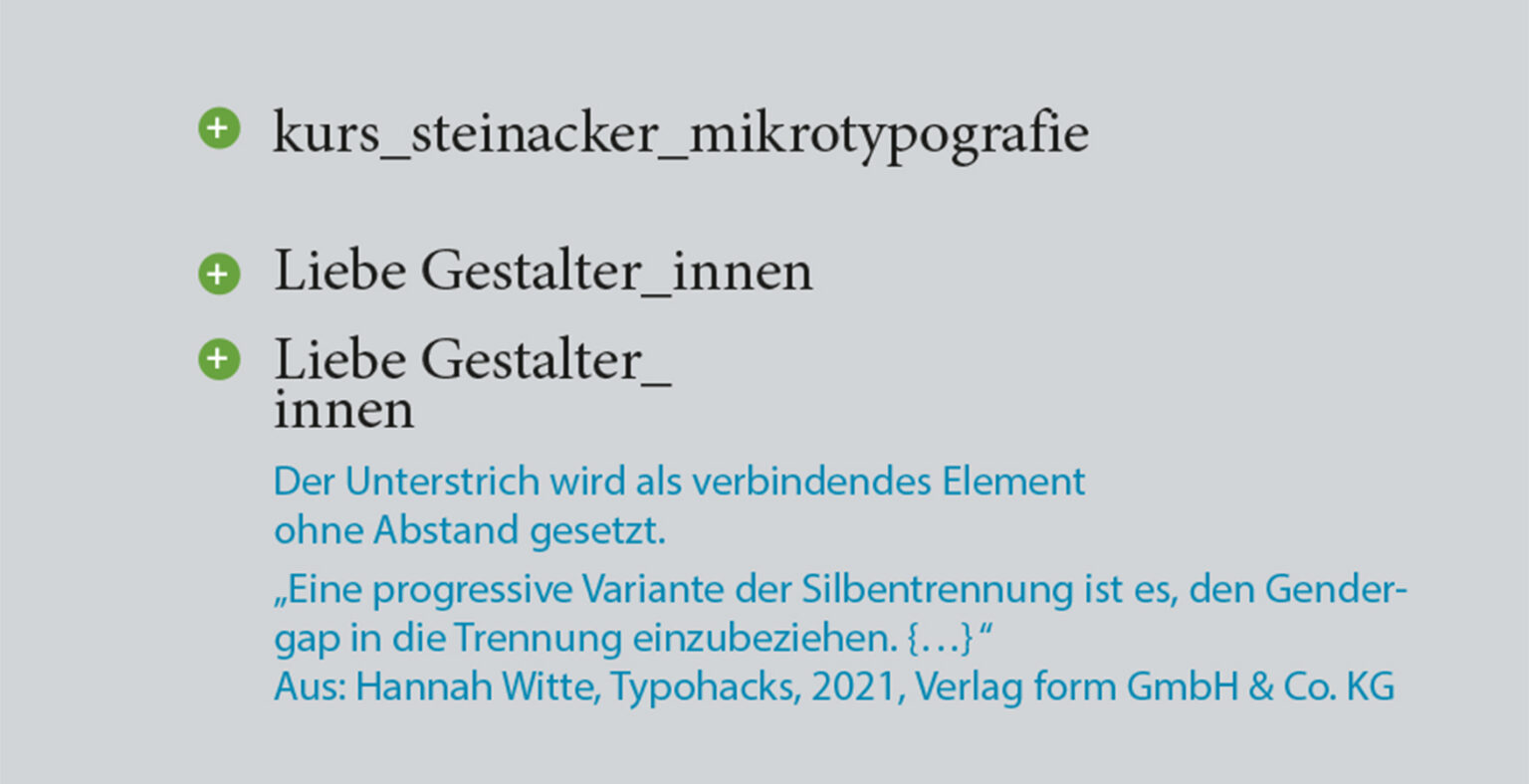 Auf den Strich gekommen: Typografische Striche richtig setzen ...